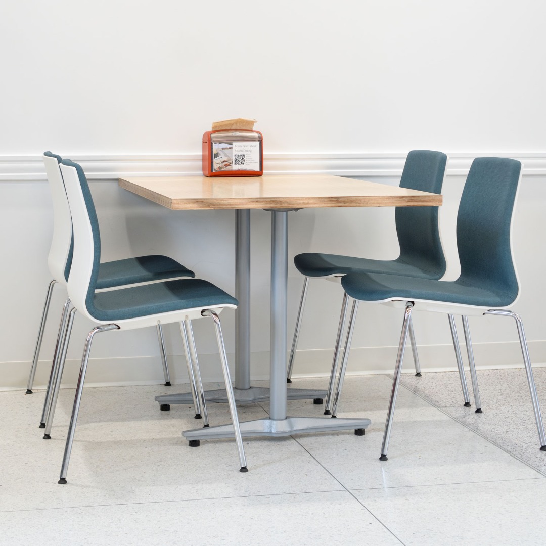 Innovative Furniture Design at Miami University's New Dining Hall Unveiled