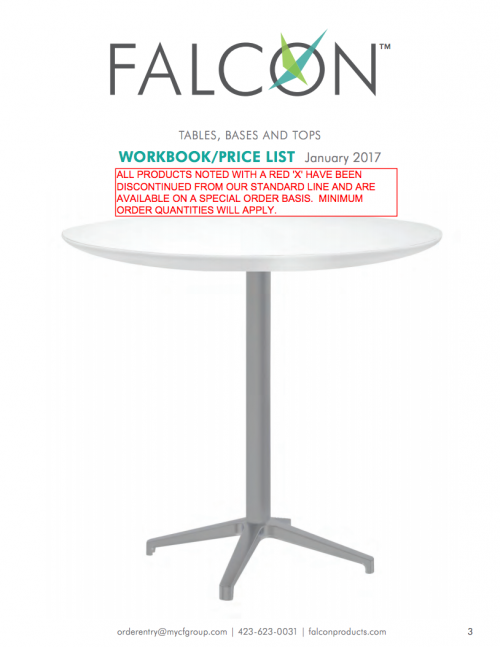 Falcon Products Documents