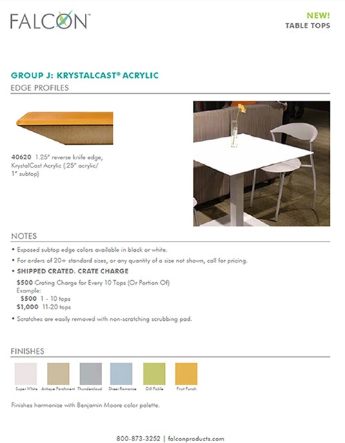 Falcon Products Documents