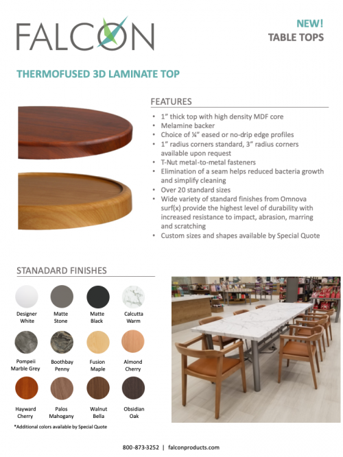 Falcon Products Documents